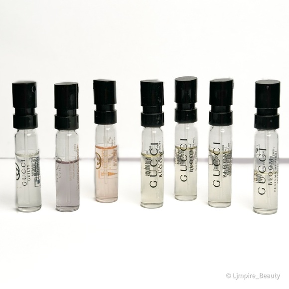 Gucci | Other | 7 Pc Gucci Fragrance Sample Set Includes Bloom Guilty ...